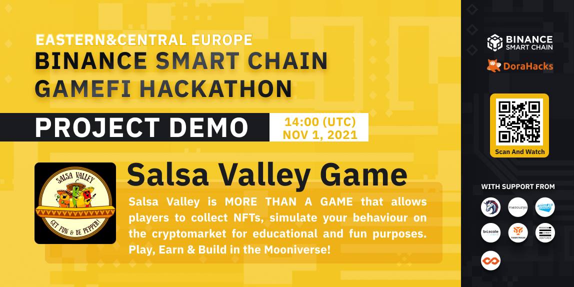 Salsa Valley at the BSC GameFi Hackathon by DoraHacks 2021